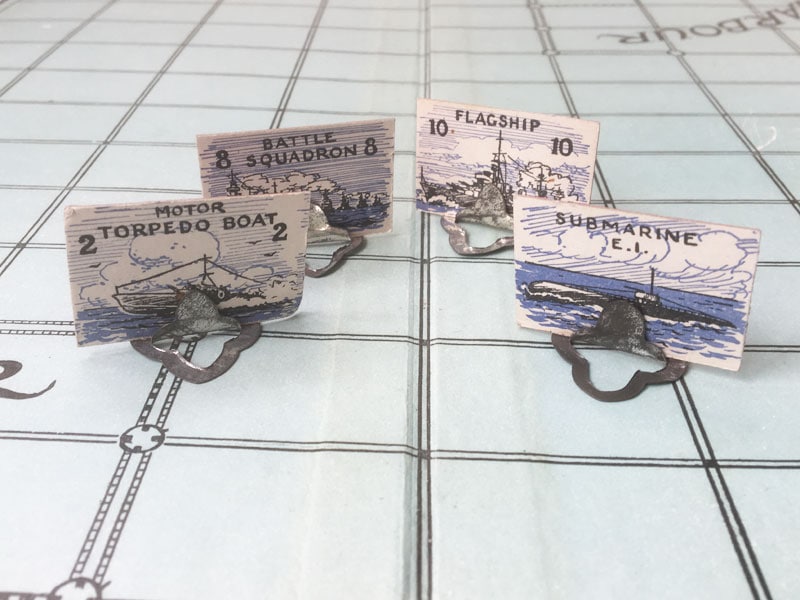 DOVER PATROL Board Game - H. P. Gibson (1940's) - Vintage Toys & Games