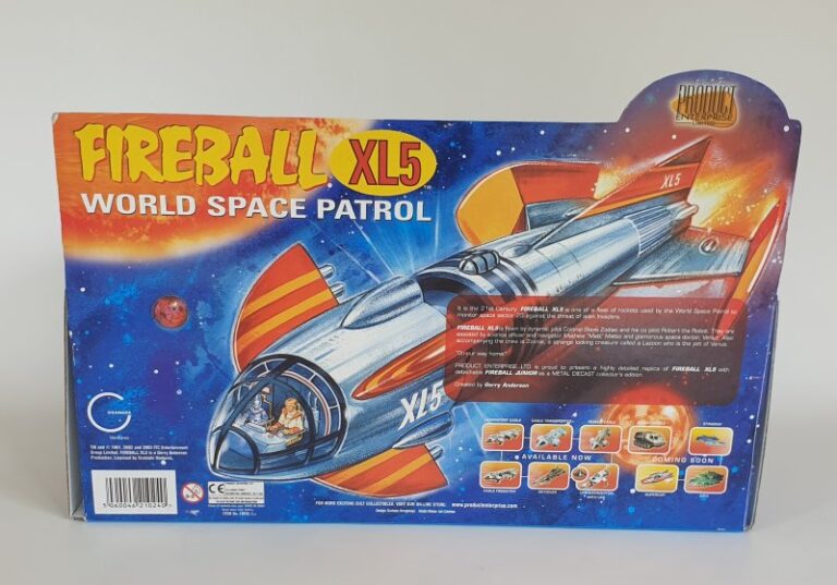 FIREBALL XL5 Diecast Model (Product Enterprise 2004) - Vintage Toys & Games