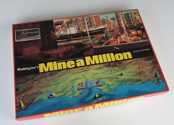 MINE A MILLION Board Game (Waddingtons) 1960's - Vintage Toys & Games