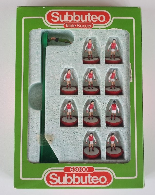 Vintage Subbuteo Team LW (Ref. 486) ARSENAL - Vintage Toys & Games