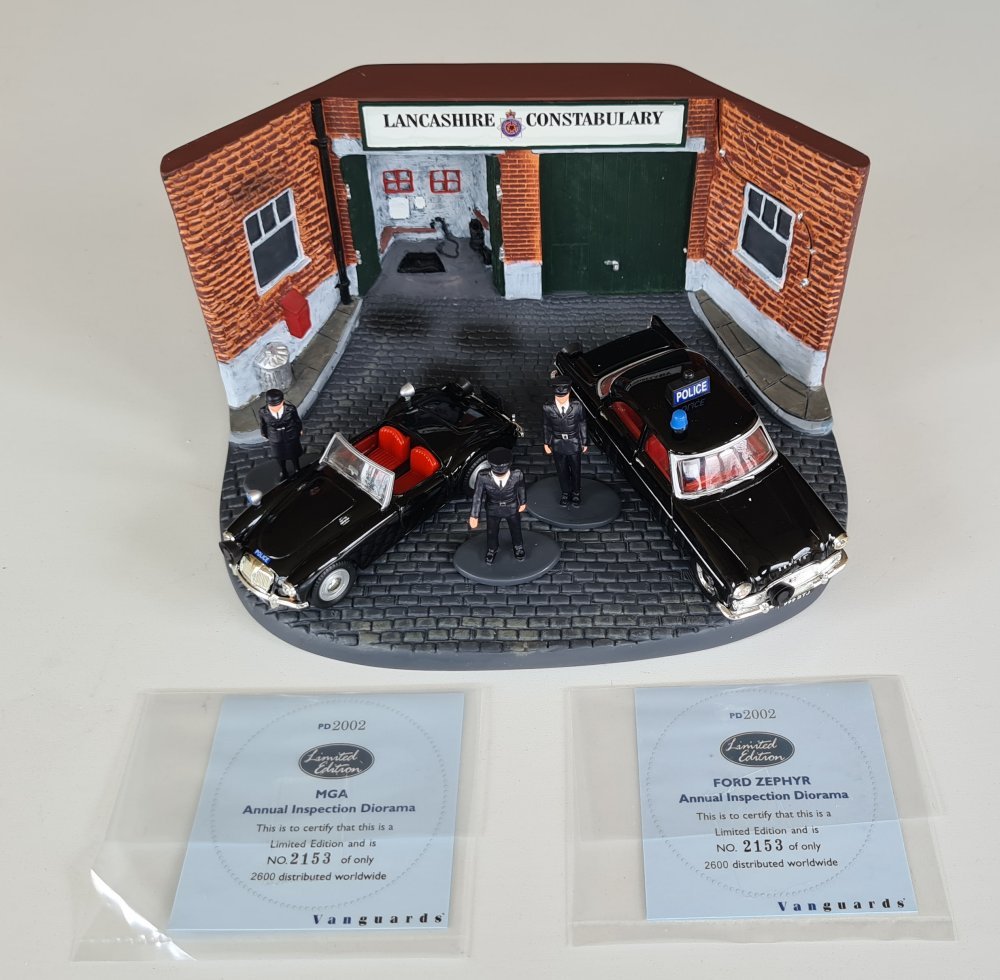 Vanguards Lancashire Police 'Annual Inspection' Diorama PD2002 ...
