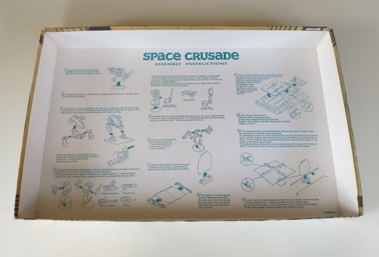 SPACE CRUSADE Board Game (MB Games) 1990 - Vintage Toys & Games